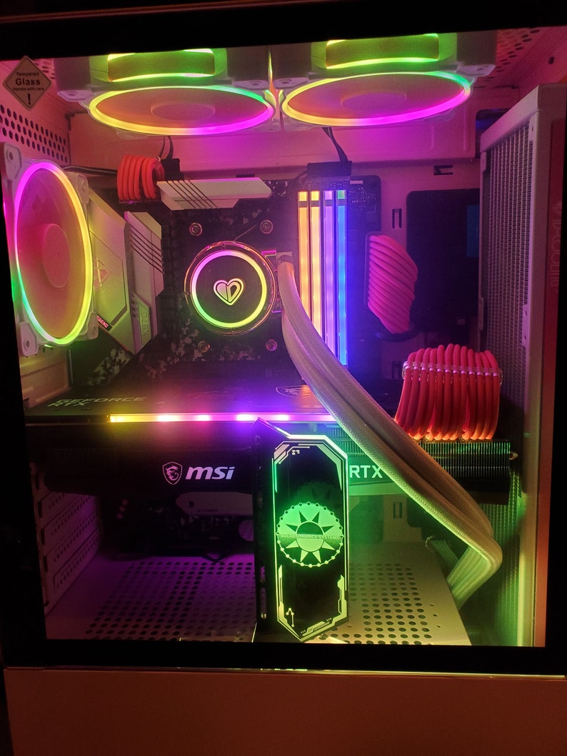 AURORA II Pink Custom Enthusiast Gaming Pc Nvidia Rtx - Etsy