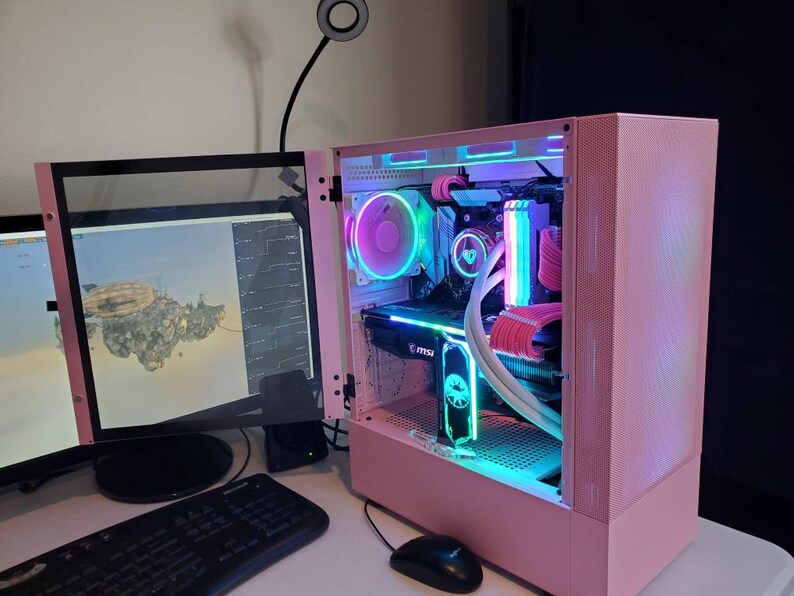 AURORA II Pink Custom Enthusiast Gaming Pc Nvidia Rtx 4000 Series Gpus ...