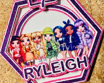 Rainbow High Cake Topper | Etsy