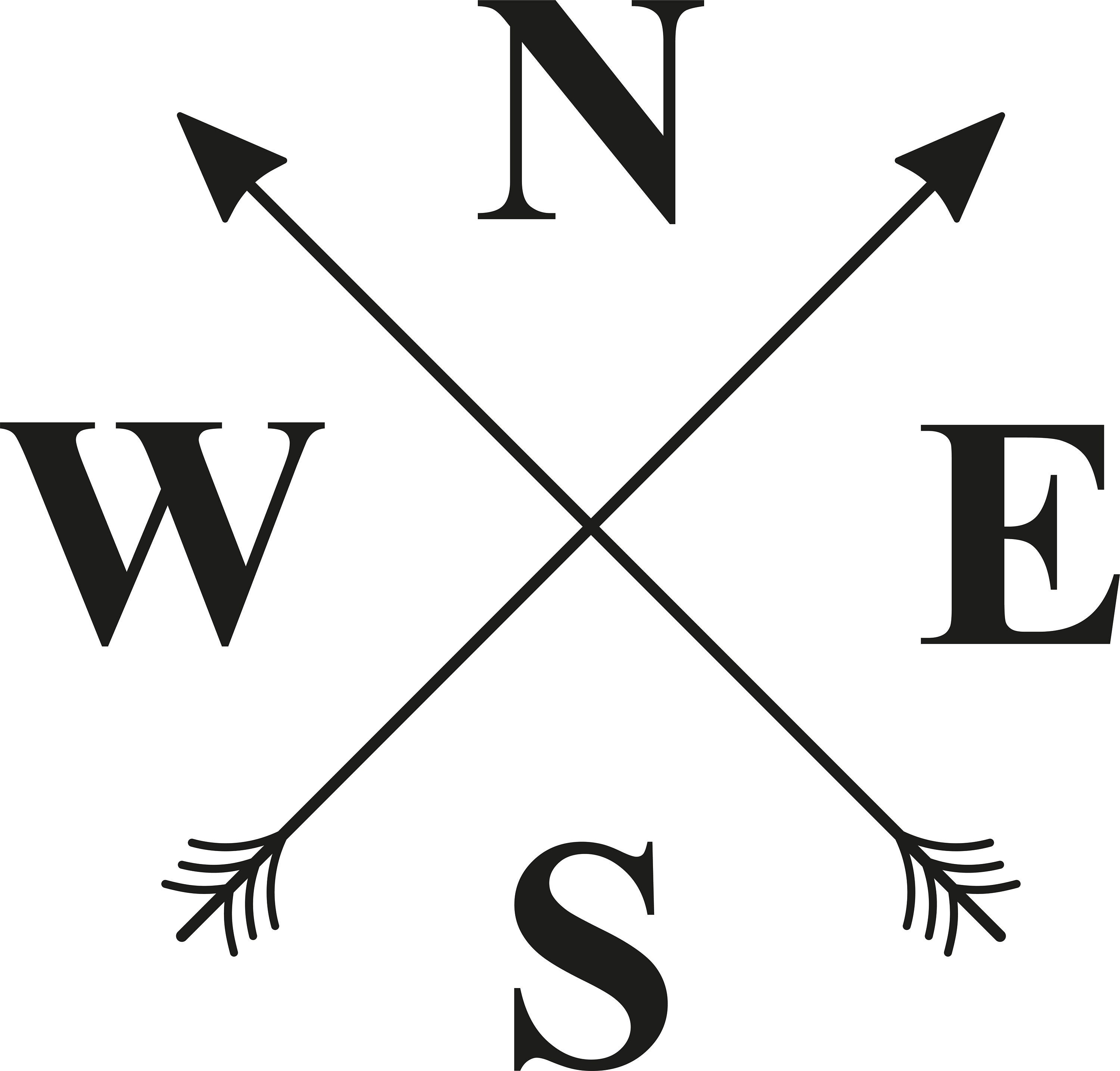 Compass Vinyl Decal Van Sticker Compass Rose Nautical Compass Etsy