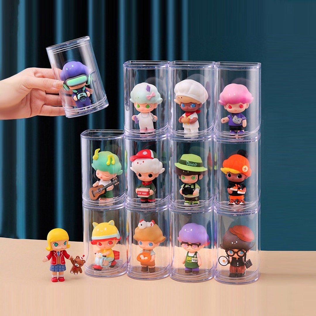 Clear Acrylic Display Case Semi-circular Figure Case Dustproof ...