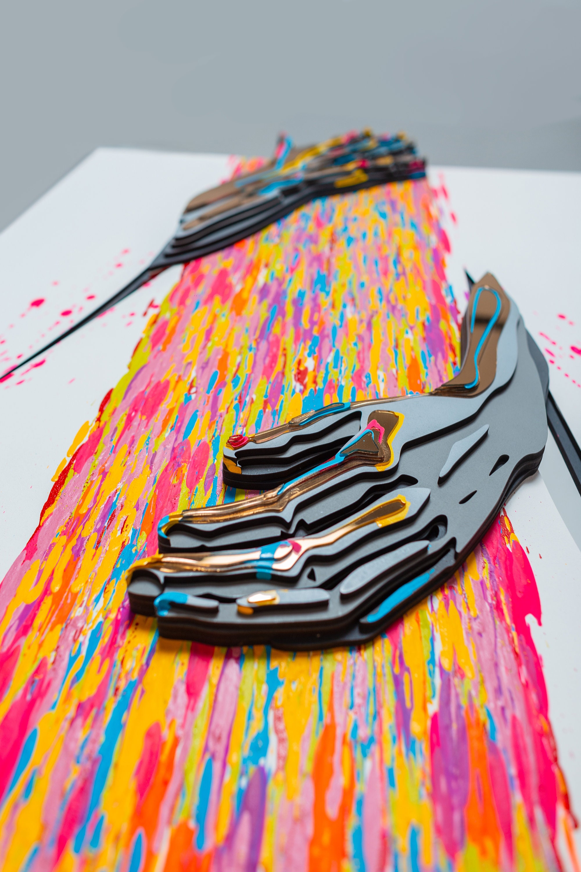 Hands Wall Art 3d Acrylic Painting Wooden Hands Art Modern 3d - Etsy