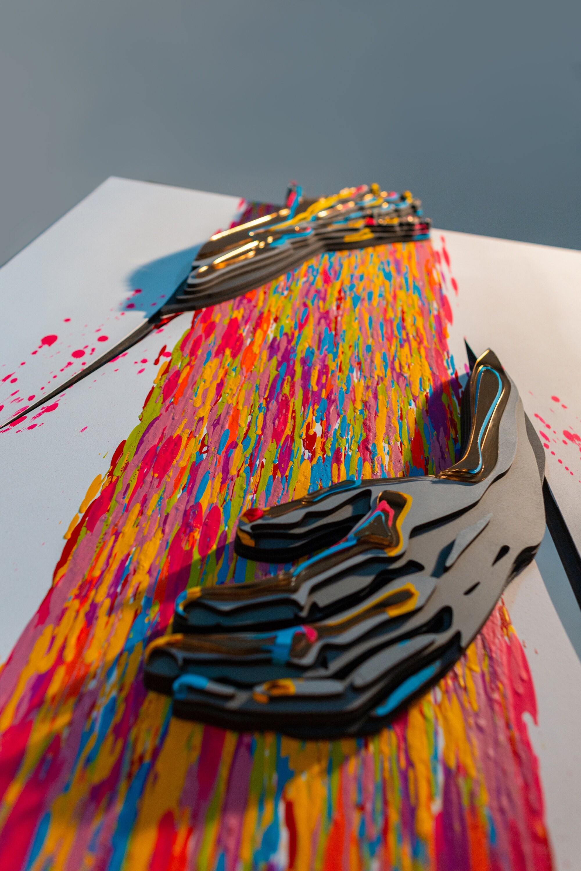 Hands Wall Art 3d Acrylic Painting Wooden Hands Art Modern 3d - Etsy