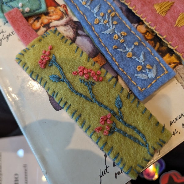 Felt Bookmark - Etsy