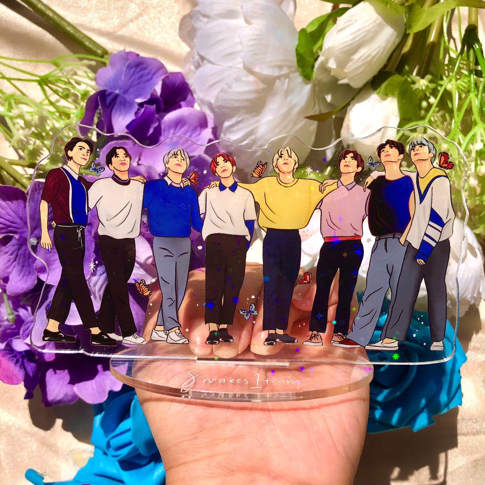 ATEEZ 8 Makes 1 Team Standee - Etsy Canada