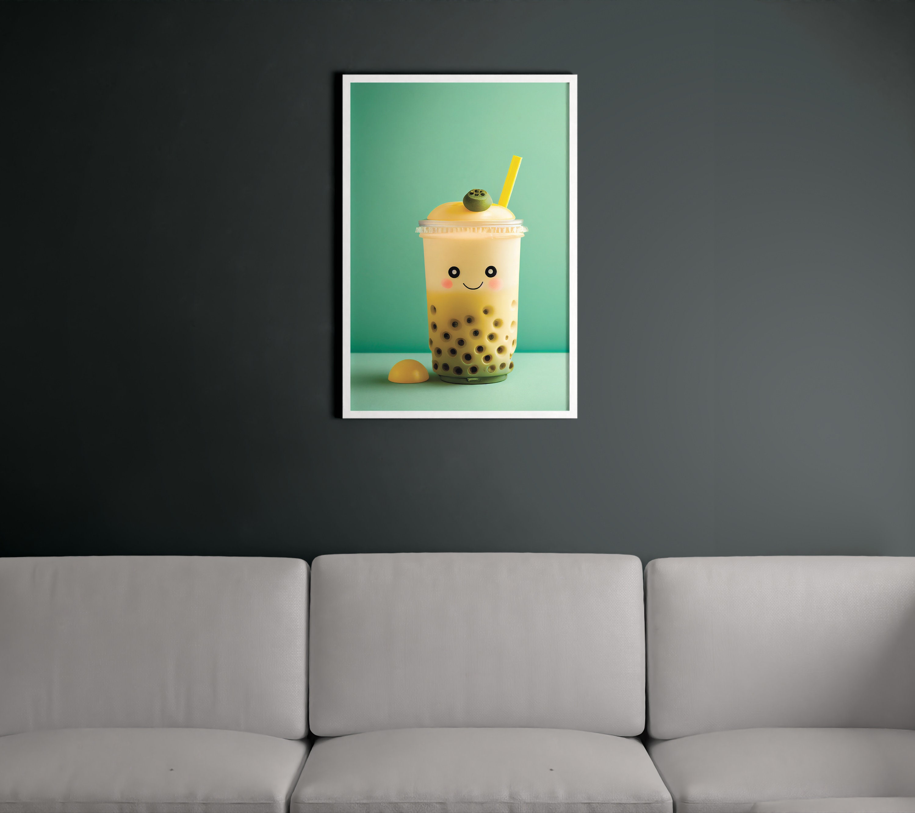 Bubble Tea Wall Art, Boba Poster, Kawaii Food Print, Boba Culture Wall ...