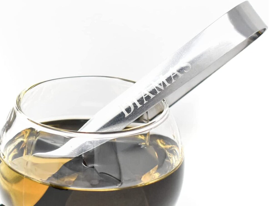 DIAMAS Stainless Steel Whiskey Stone Tongs Ice Tongs Sugar Tongs ...