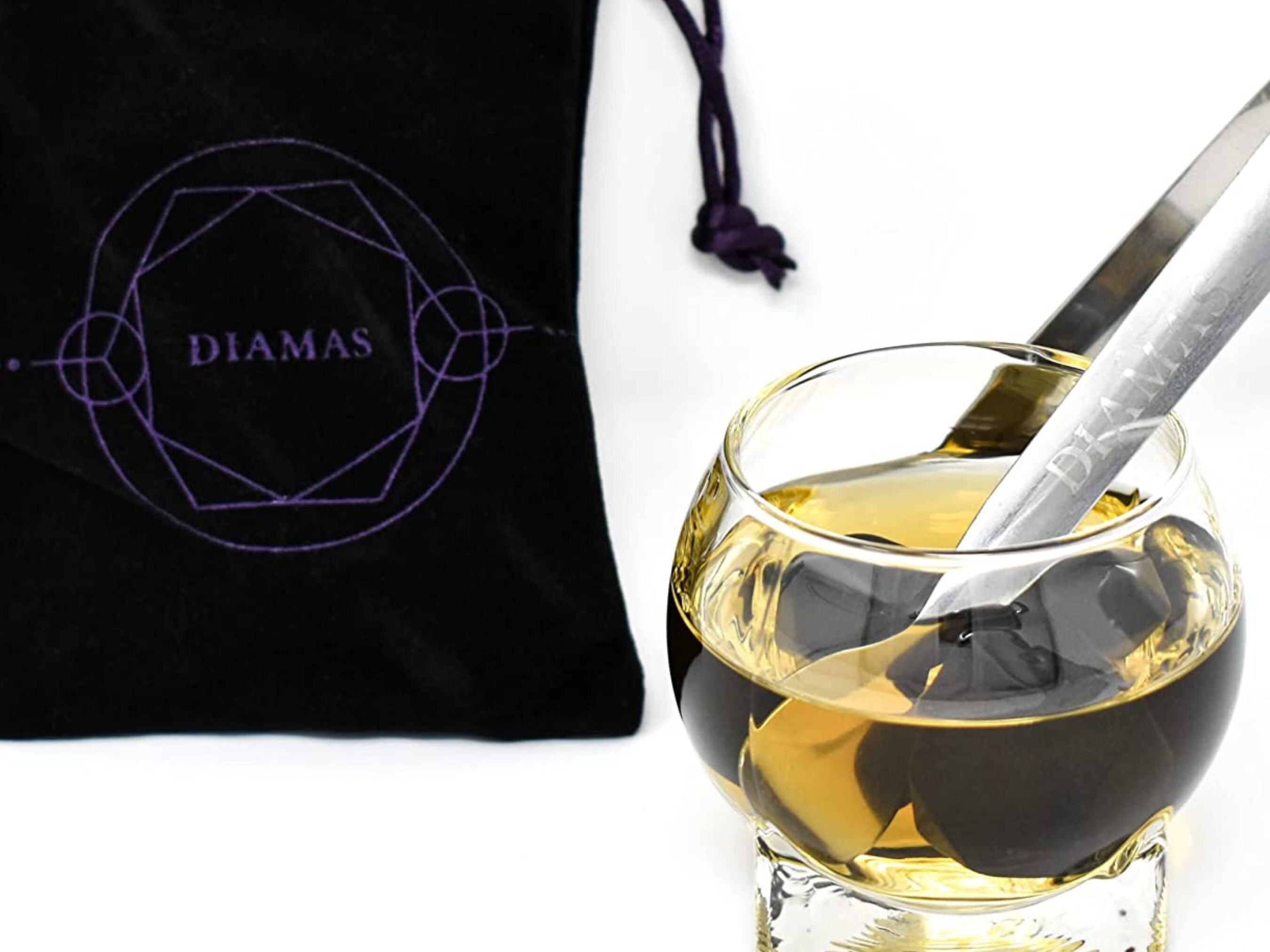 DIAMAS Stainless Steel Whiskey Stone Tongs Ice Tongs Sugar Tongs ...