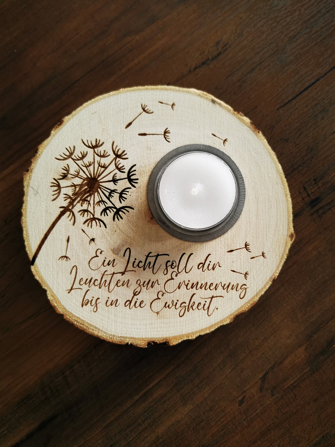 Memorial Light, Mourning Light, Bereavement, Handmade, Candle Holder as ...
