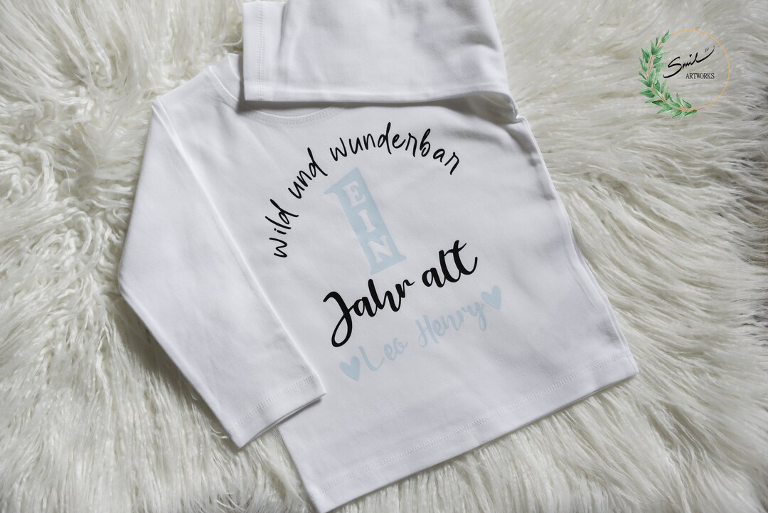 Birthday Shirt, ONE, I'm Turning One, Boy, Girl, Personalizable, First ...