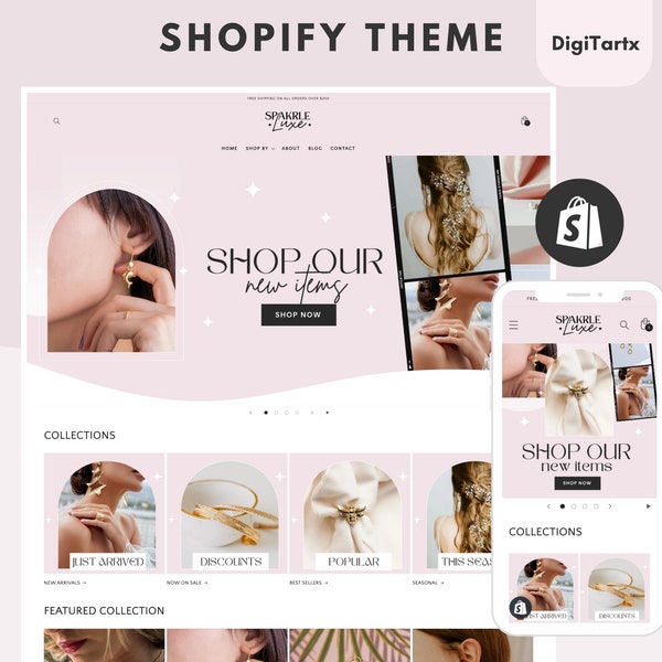Shopify Website Templates - Etsy