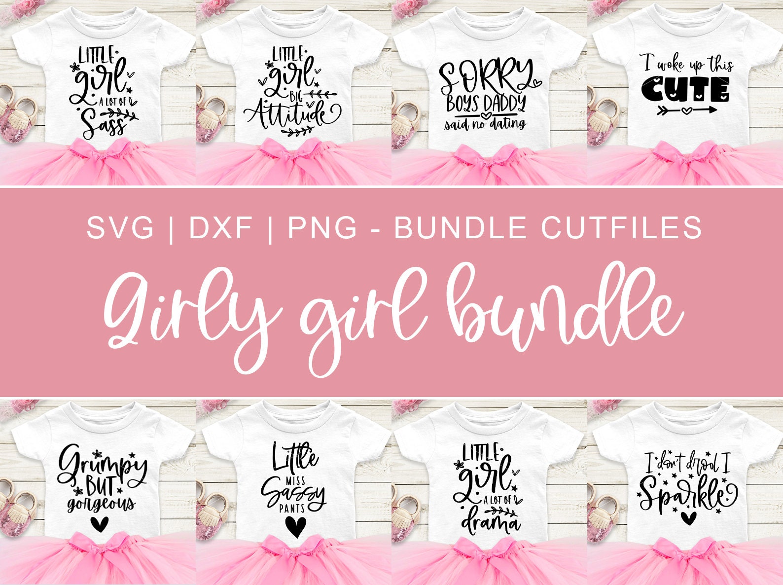 Girly svg bundle toddler svg little girl svg girly girl | Etsy
