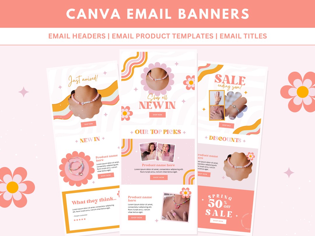Bright Newsletters, Newsletter Marketing, Newsletter Template, Pink ...