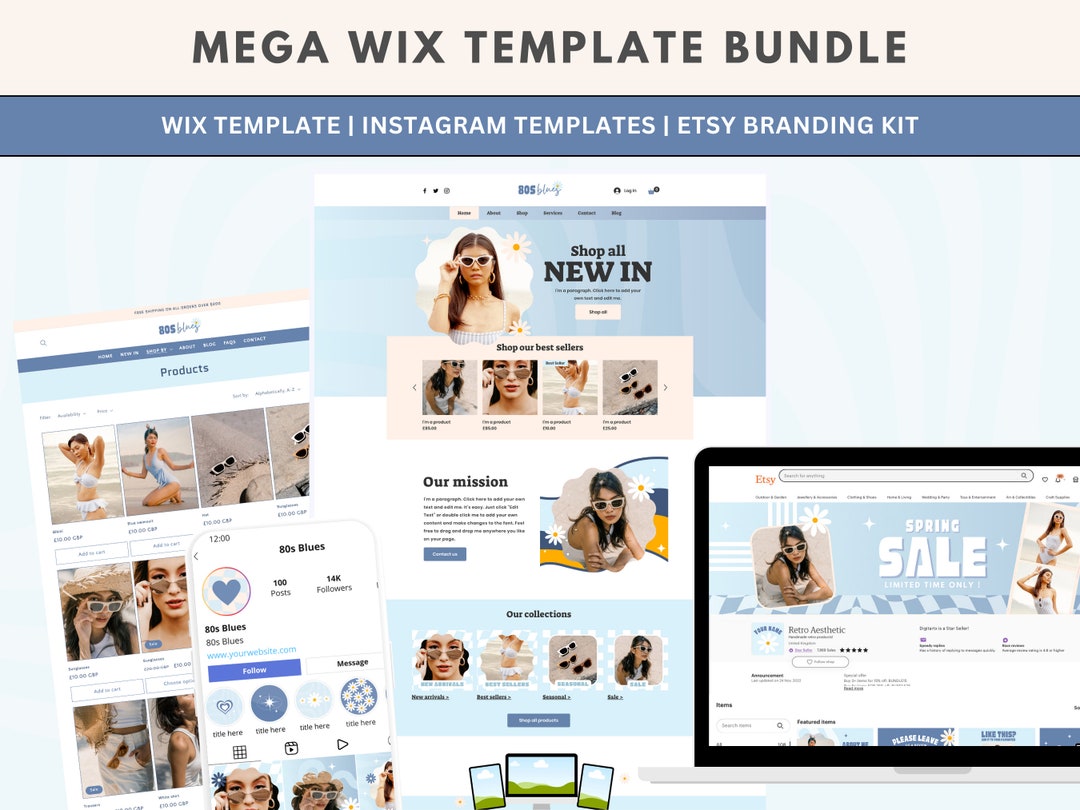 Wix Template, Ecommerce Wix, Wix Template, Wix Shop, Wix Store, Wix ...