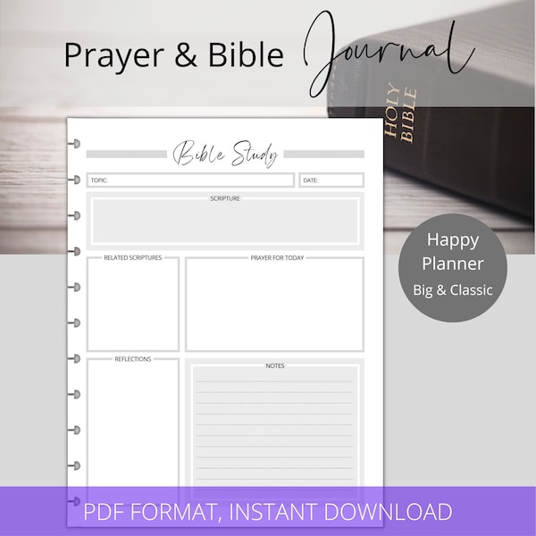 Faith Planner Insert - Etsy