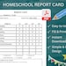 Fillable Printable Homeschool Report Card, Grade Tracker for ...