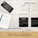 Perpetual Mini Calendars Digital Planner Transparent Endless Calendar ...