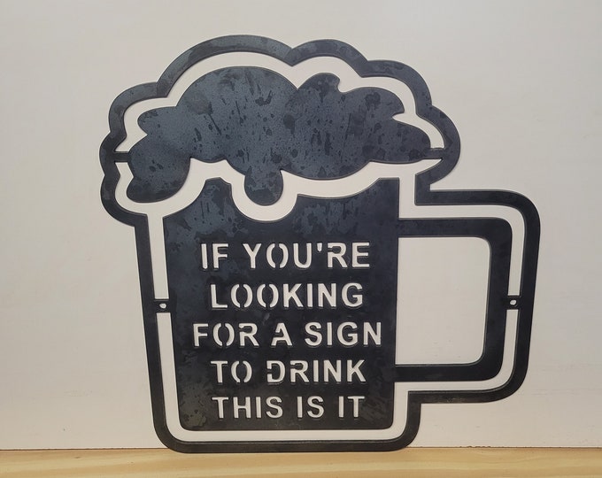 Beer Sign Plasma DXF CNC Drinking Sign Beer Mug Beer Glass - Etsy