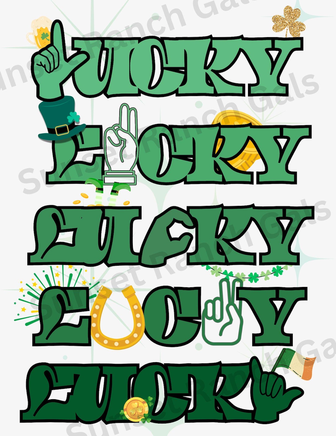 ASL St. Patrick, Lucky Sign Language, American Sign Language, ASL ...