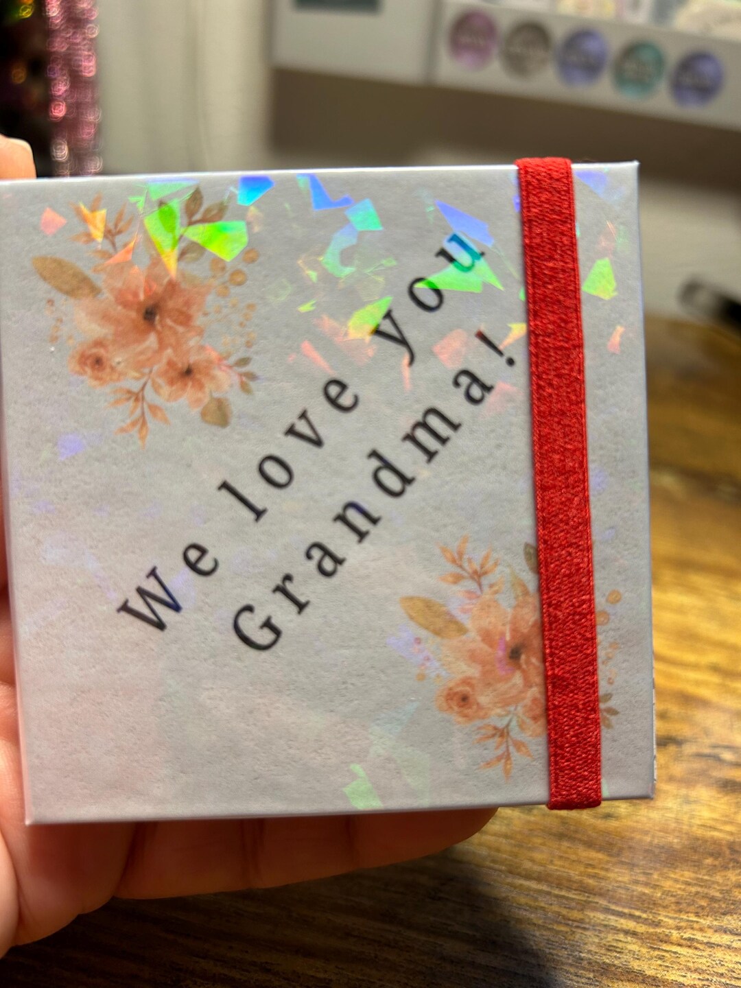 I Love You Grandma 3x3 Sticky Notes Holder, We Love You Grandma 3x3 ...