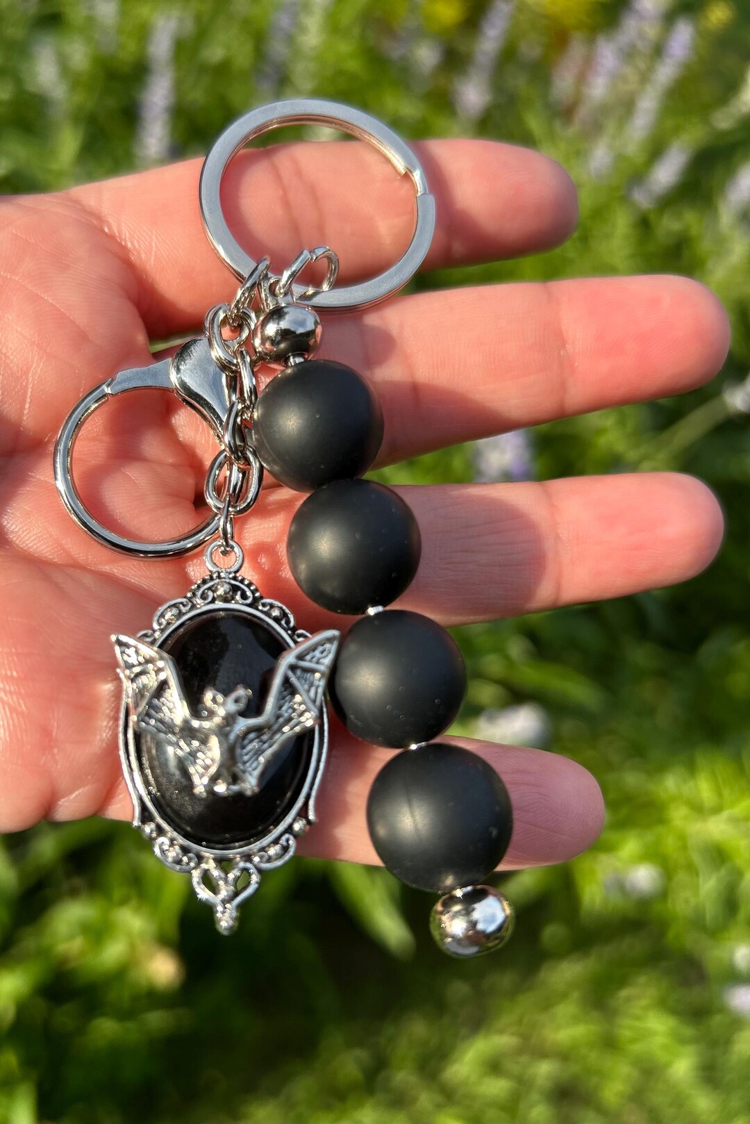 Bat Lover’s Keychain. Fidget Gothic Keychain. Spooky Cute Bat Keychain ...