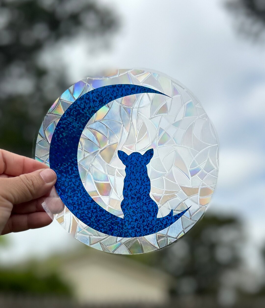 Dog Suncatcher Window Cling, Dog Window Cling, Dog Suncatcher Cling ...