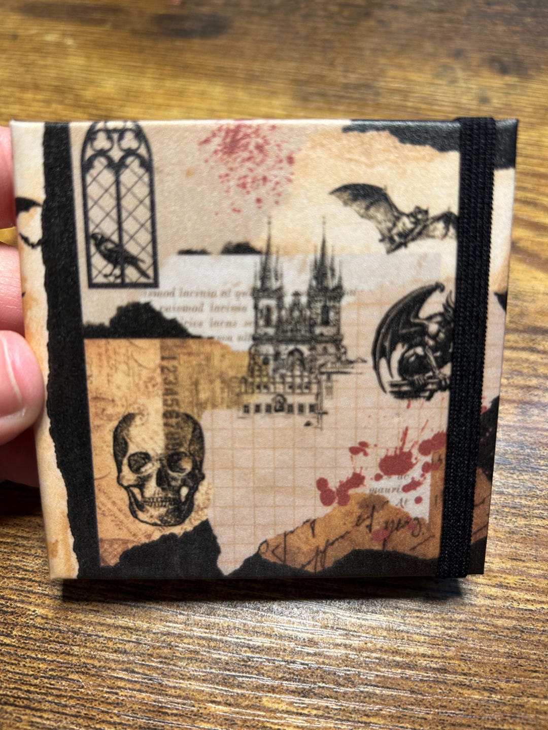 Gothic 3x3 Sticky Note Holder: Spooky Office Decor - Etsy
