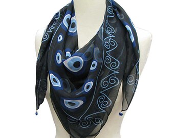 Evil Eye Scarf - Etsy