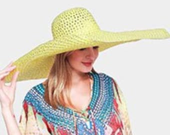 Straw Color Hat - Etsy