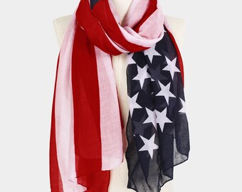 Flag Scarf | Etsy