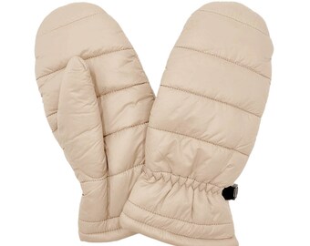 Puffer Mitten - Etsy