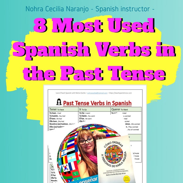 Spanish Past Tense Verbs - Etsy