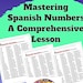 Mastering Spanish Numbers: A Comprehensive Lesson! - Etsy