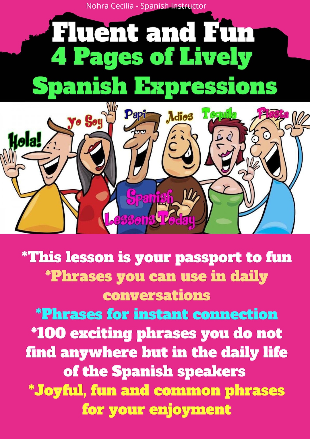 100 Unique Spanish Sentences to Spice up Your Conversations - Etsy