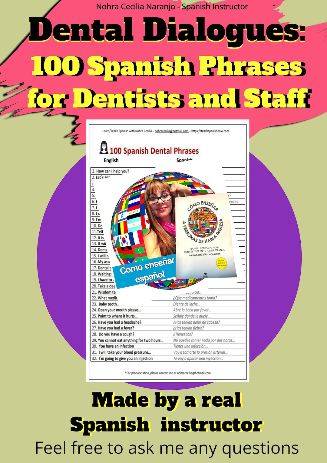 Dental Dialogues: 100 Spanish Phrases for Dentists and Staff" - Etsy