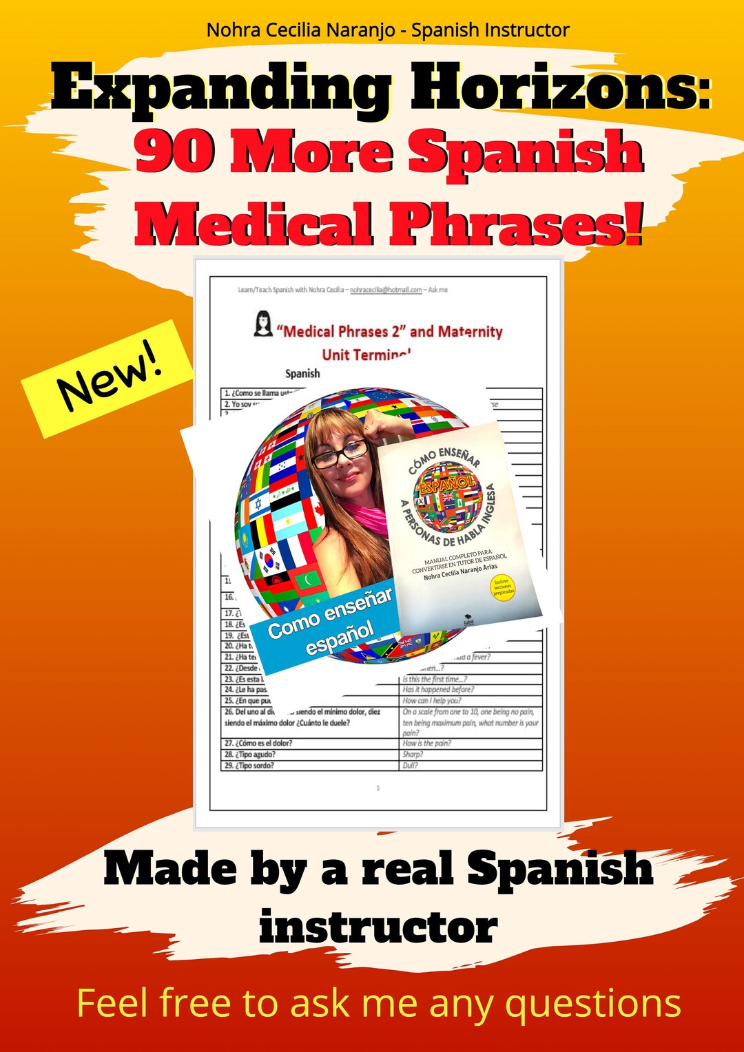 Expanding Horizons: 90 More Spanish Medical Phrases - Etsy