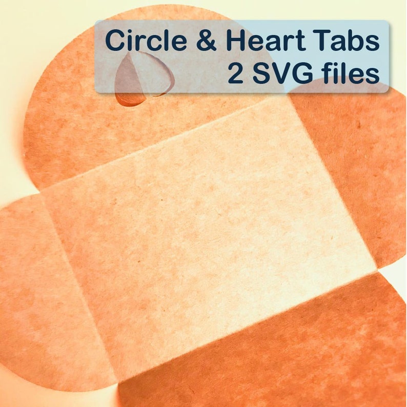 Downloadable Cut File 3x4 Heart & Circle Tab Envelope for Cricut SVG - Etsy