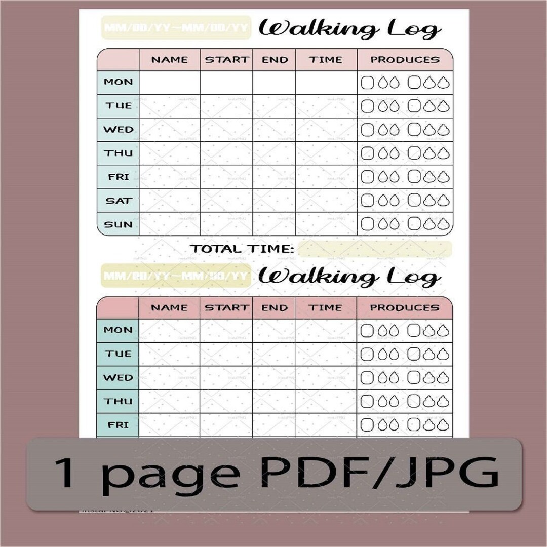 Pet Sitter, Dog Walking Log, Pet Walking, Pet Tracker, Walking Log ...