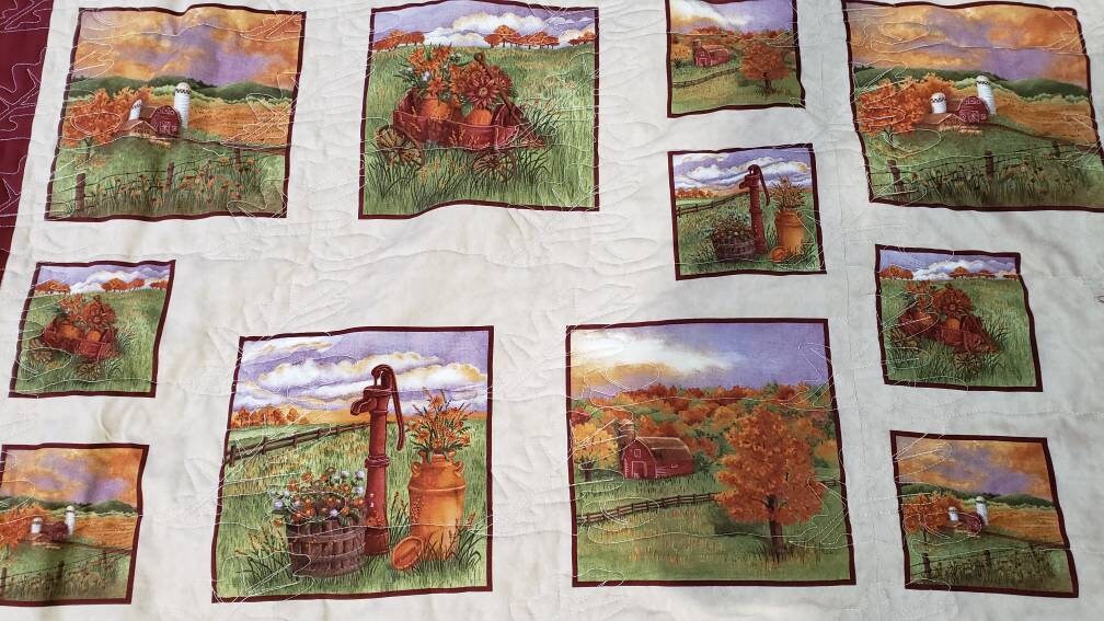 Country Charm Full Size Quilt - Etsy