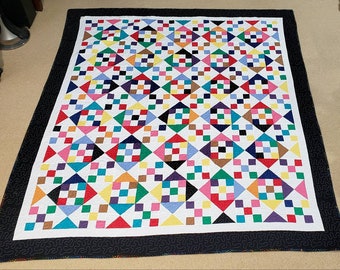 Nine Patch Quilt - Etsy