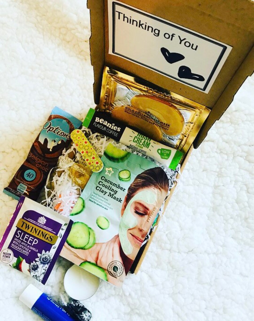 Mini Flu Care Box, Self-care Gift, Get Well Soon Gift, Relaxation Gift ...