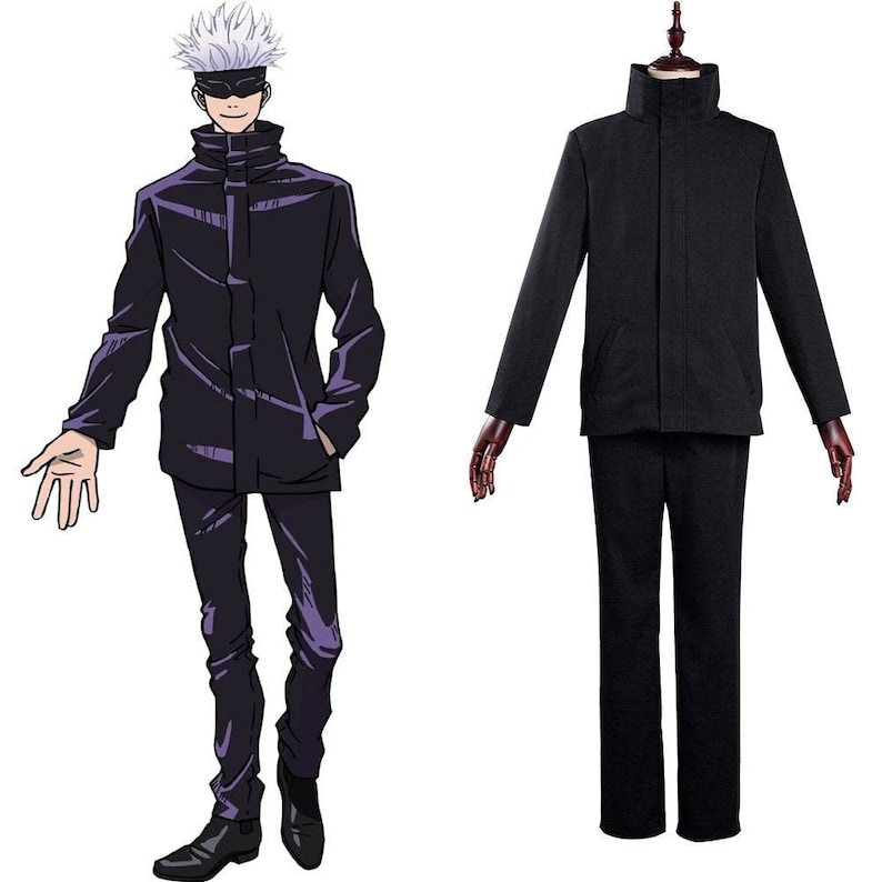 Jujutsu Kaisen Satoru Gojo Cosplay Costume School Uniform | Etsy