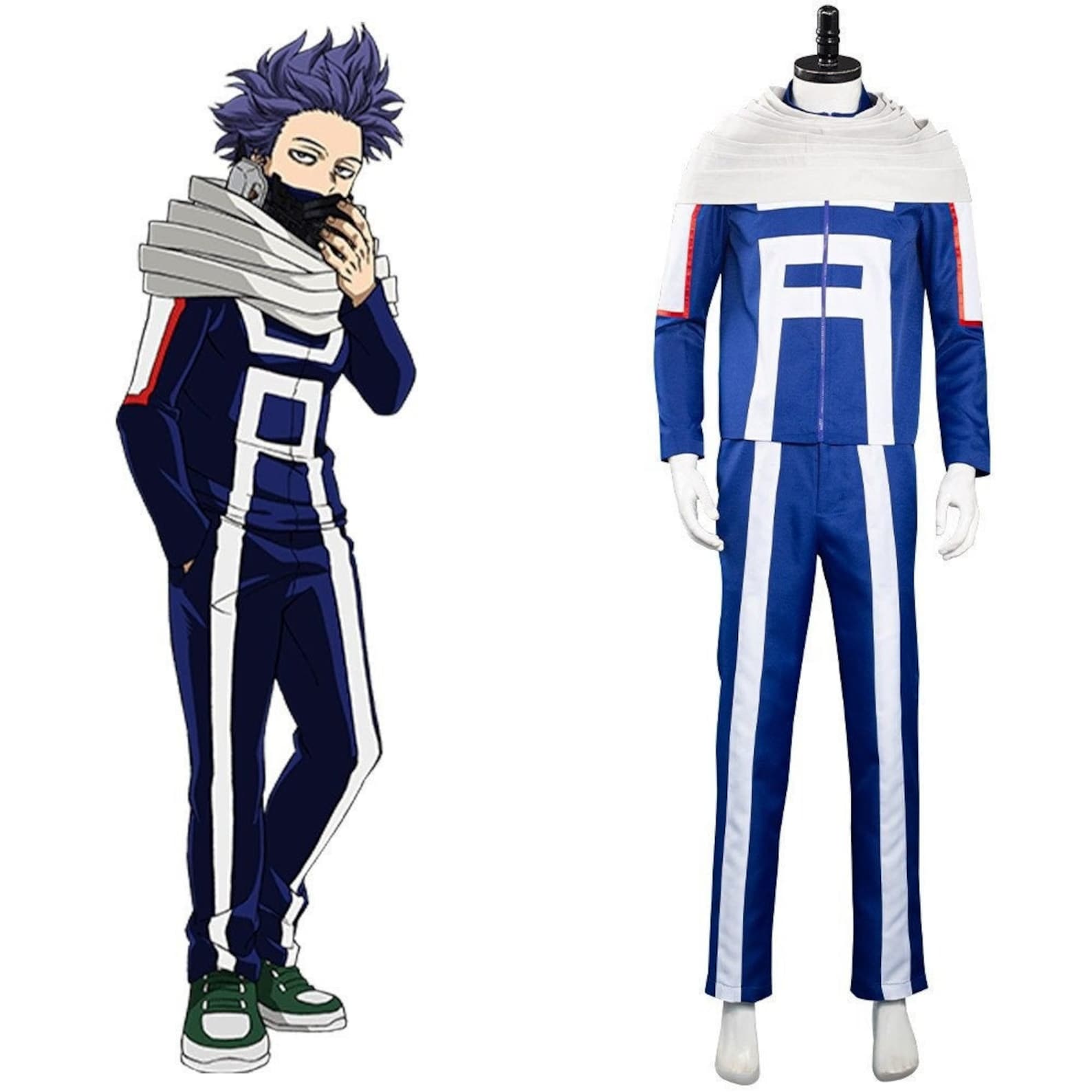 My Hero Academia Boku no Hitoshi Shinso Cosplay Costume | Etsy