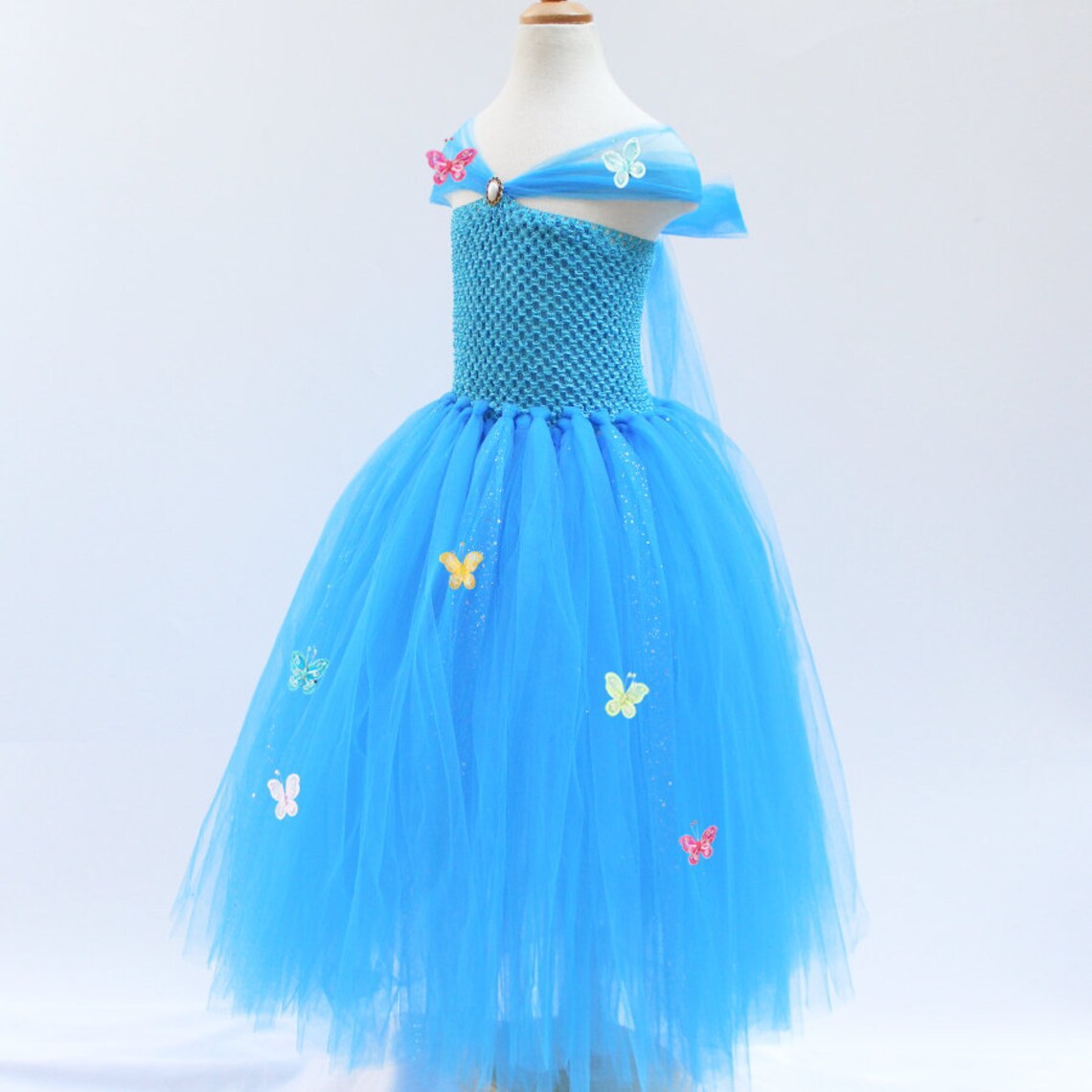 Girls Princess Cinderella Inspired Tutu Dress Birthday Party - Etsy