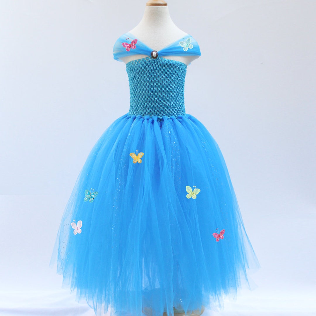 Girls Princess Cinderella Inspired Tutu Dress Birthday Party - Etsy