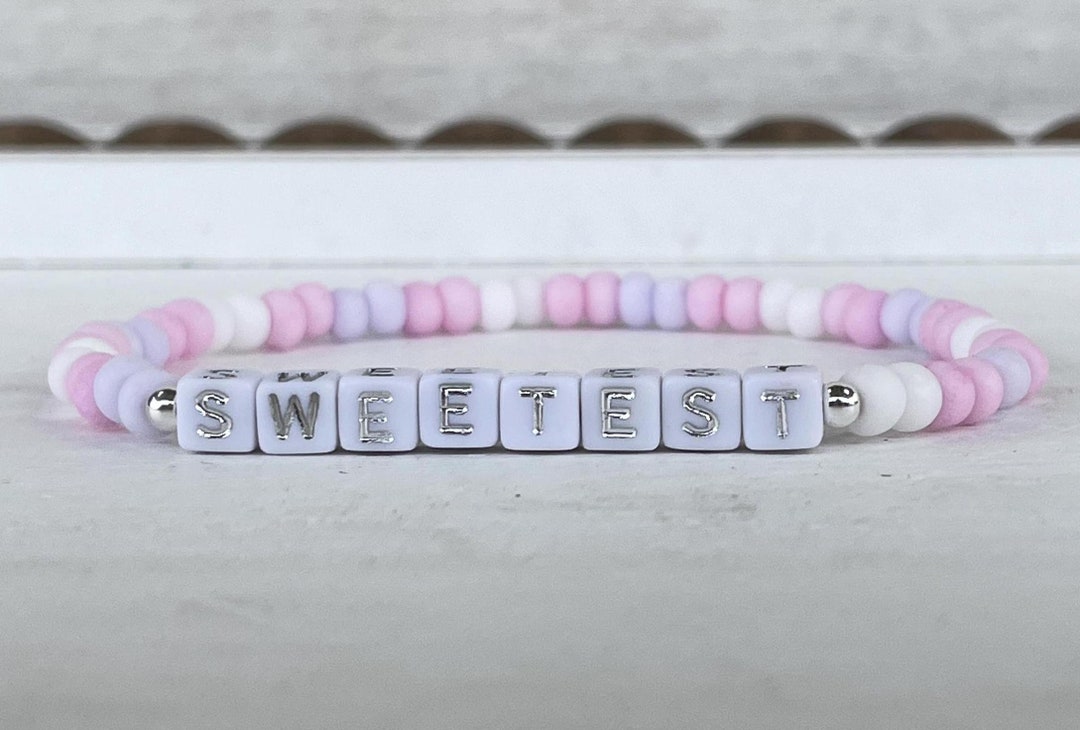 Valentine's Day SWEETEST Bracelet Handmade Stackable Bracelet Custom ...