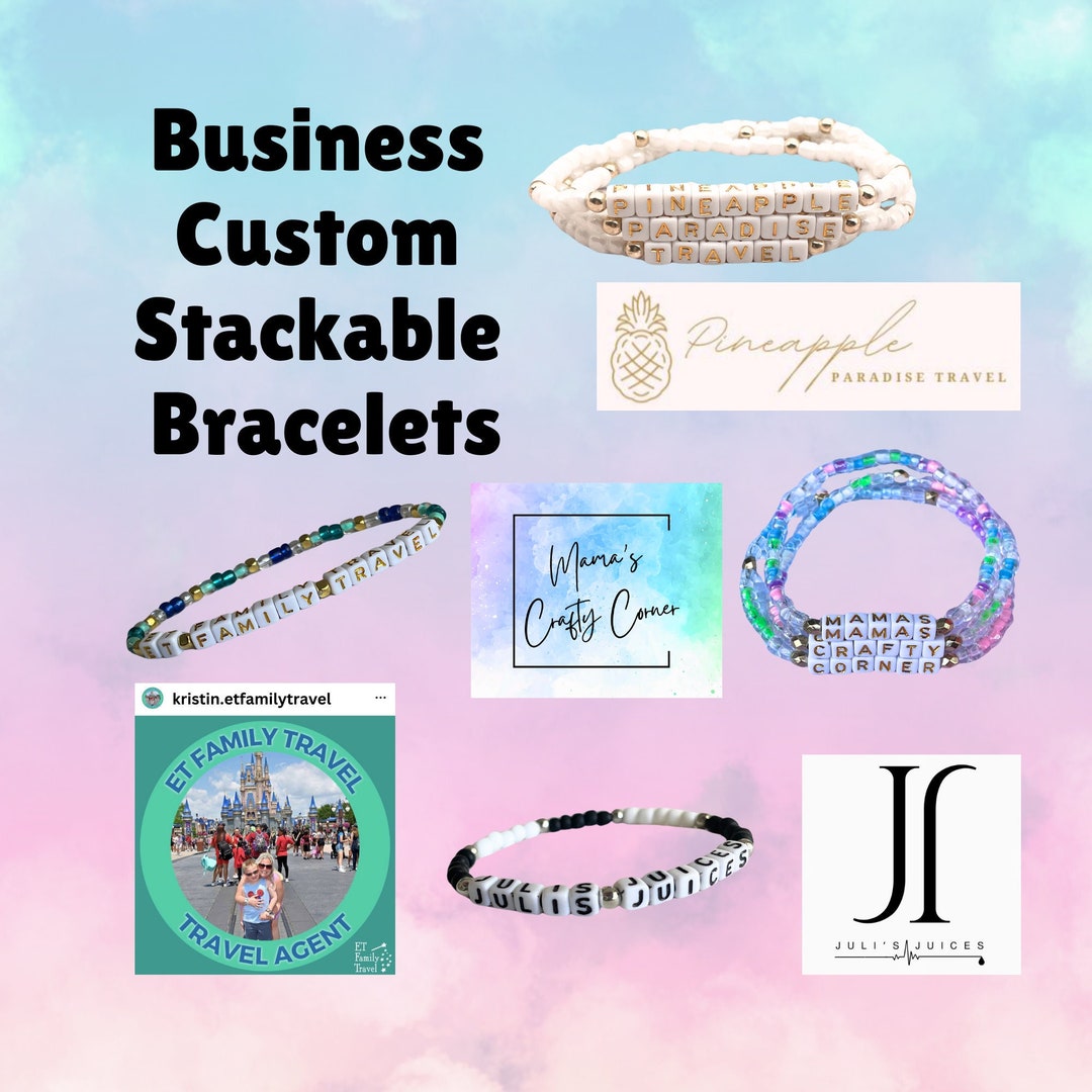 BUSINESS CUSTOM Stackable Bracelets | Handmade Stackable Bracelet ...
