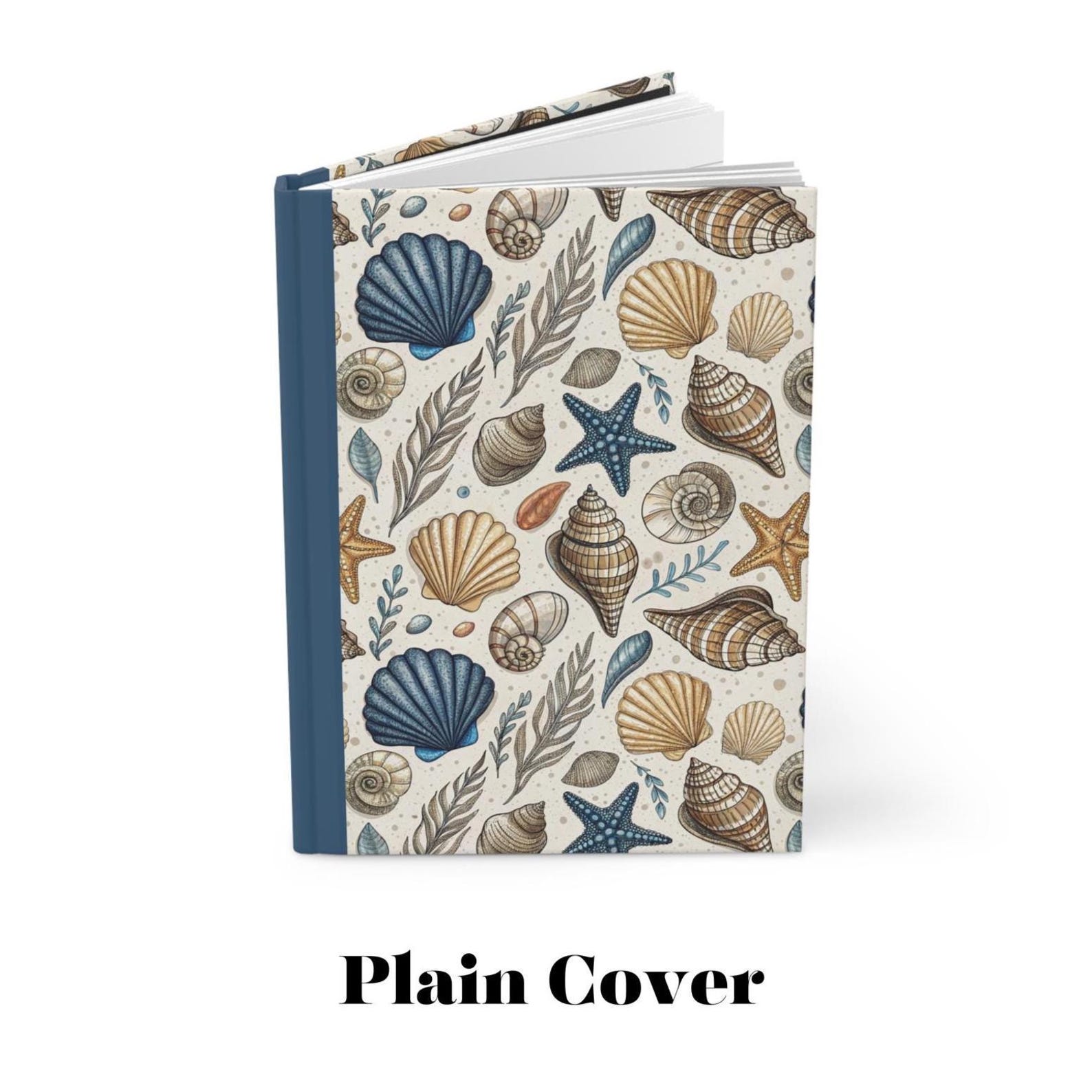 Hardcover Journal Matte - Shells #2 - Perforated Pages - Personalized ...