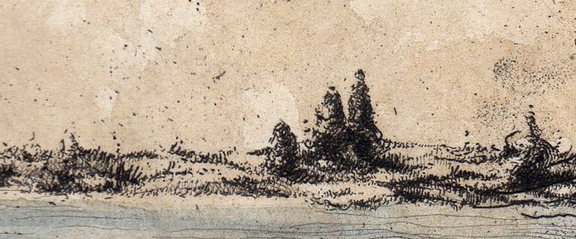 Leda und der Schwan Intaglio Radierungsdruck auf Papier, Druckgrafik ...