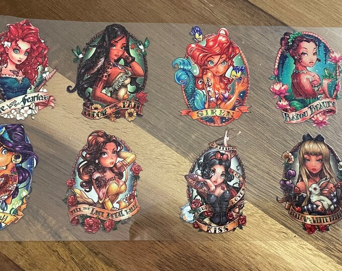 UV DTF, Princess Gone Bad 2” Decals. - Etsy